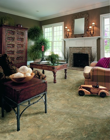 Luxury vinyl tile and planking goes for stone look - Coverings