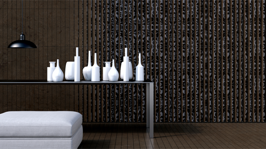Wall tiles use slender profile that reveals patterns - Coverings