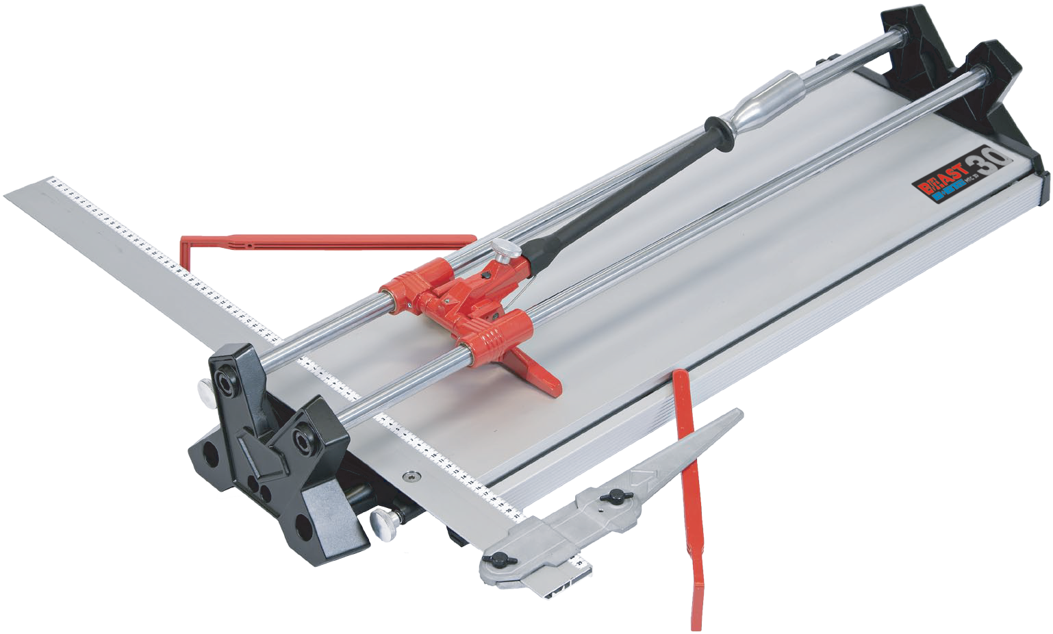 Tile cutters offer direct view of scoring wheel and cutting line ...