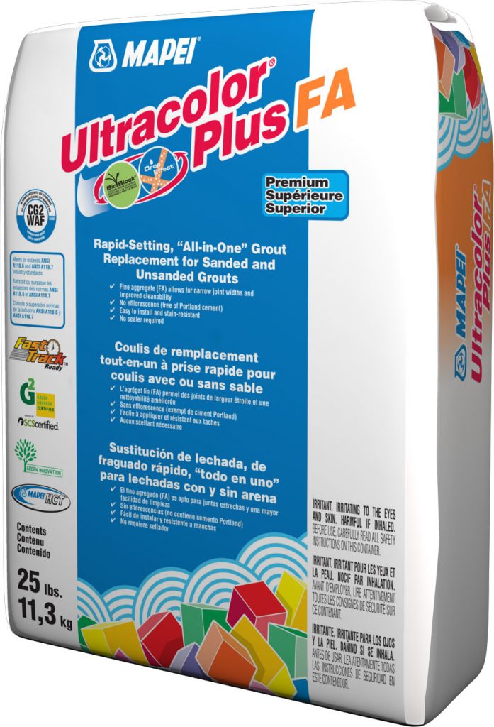 Fast-setting, non-shrinking grout for wide variety of joints - Coverings