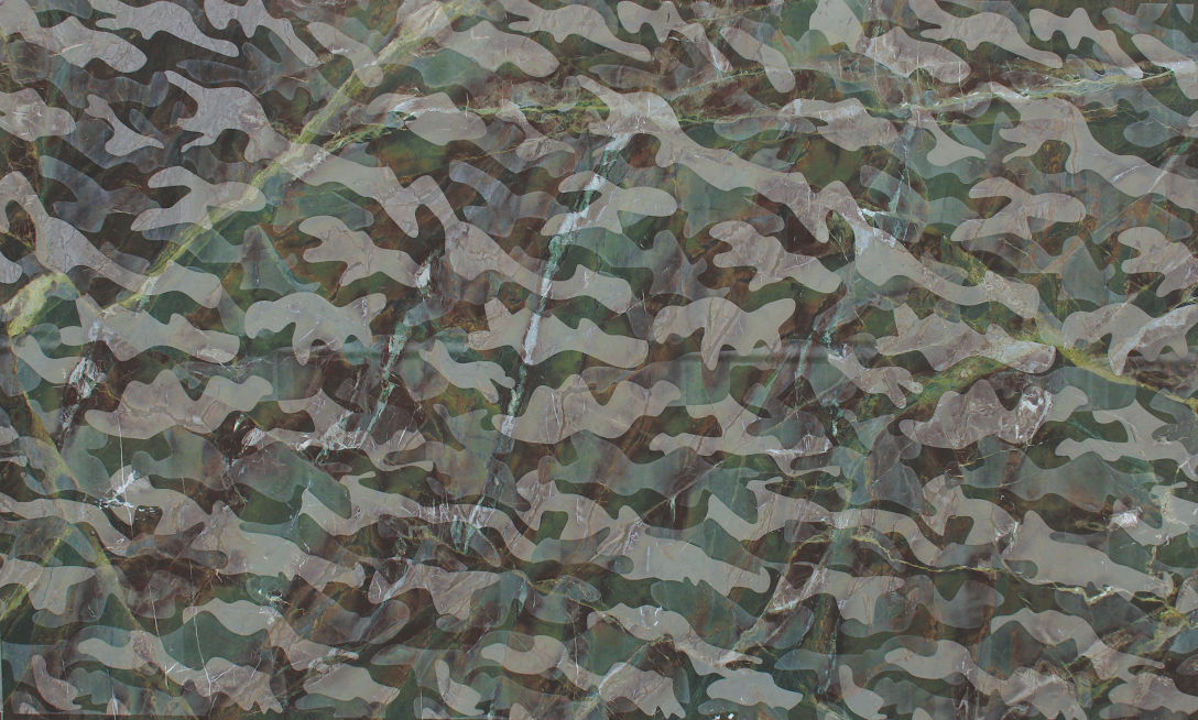 Natural stone sports camouflage design elements - Coverings