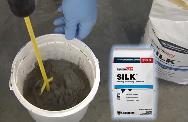 Patching and finishing compound create smooth surface - Coverings