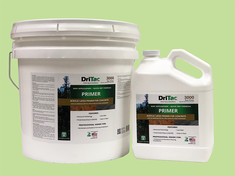 Green floor primer for wood and resilient installations - Coverings