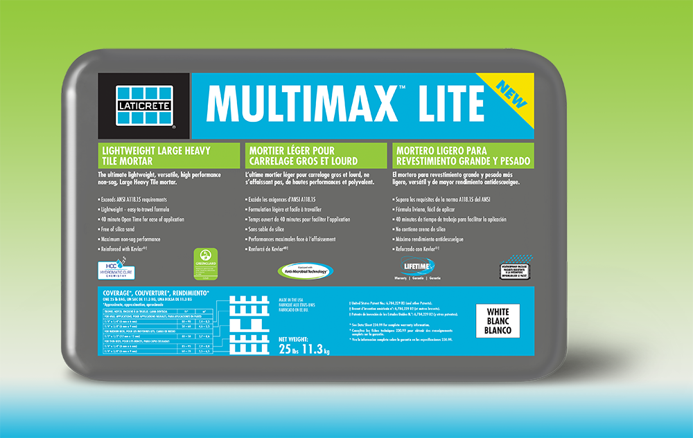 One-step large and heavy tile mortar - Coverings